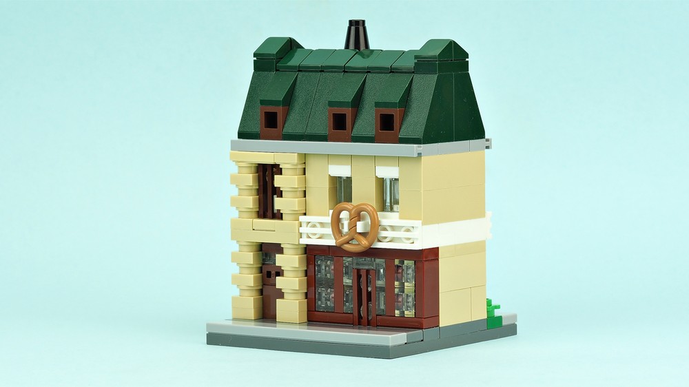 LEGO MOC Mini bakery building by De_Marco | Rebrickable - Build with LEGO