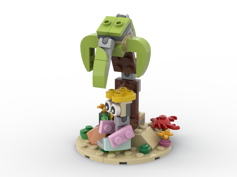 Lego Moc 31128 Sea Serpent And Tropical Island By Pocmoc Rebrickable