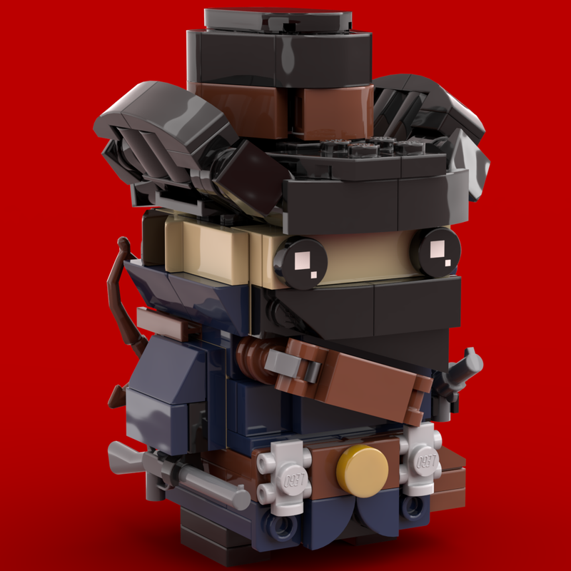 LEGO MOC-107634 Prologue Arthur Morgan Brickheadz (Red Dead Redemption ...