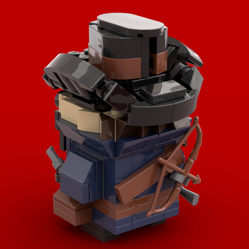 LEGO MOC-107634 Prologue Arthur Morgan Brickheadz (Red Dead Redemption ...