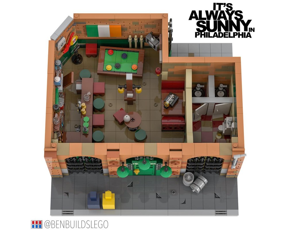 Lego Moc Modular Paddys Pub By Benbuildslego Rebrickable Build