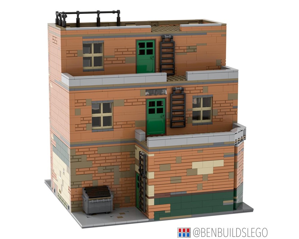 Lego Moc Modular Paddys Pub By Benbuildslego Rebrickable Build
