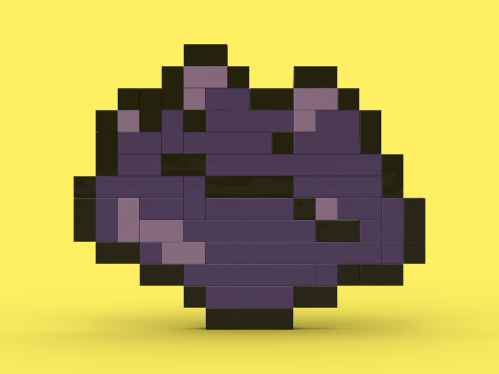 LEGO MOC Pixel Art Ditto by JohanPC | Rebrickable - Build with LEGO