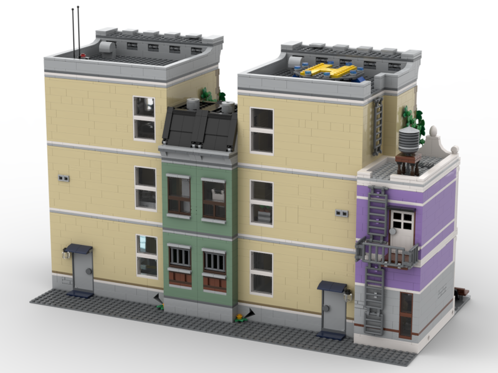 Lego Moc Police Station Extension By Legofan21 Rebrickable Build