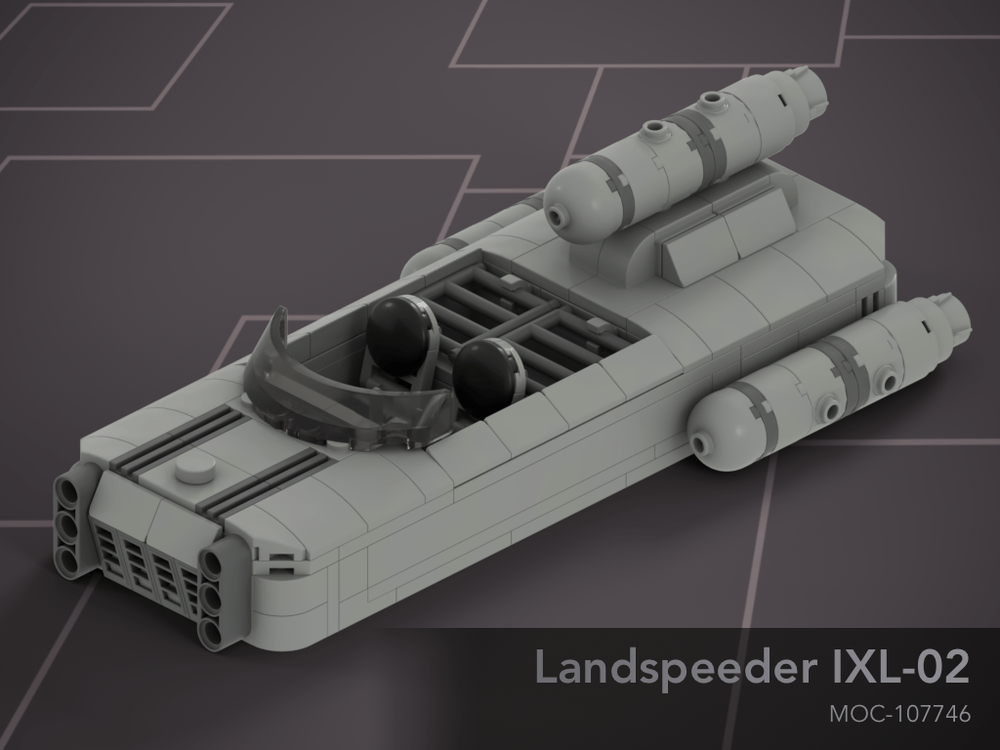 LEGO MOC Landspeeder IXL-02 by brampf | Rebrickable - Build with LEGO
