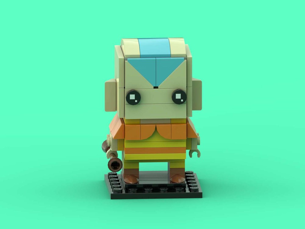 LEGO MOC Aang - Last Air Bender by Puremadness | Rebrickable - Build ...