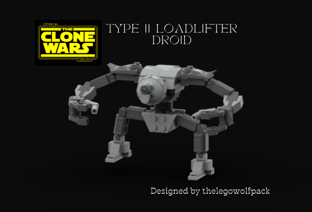 LEGO MOC Type II loadlifter droid by thelegowolfpack | Rebrickable ...