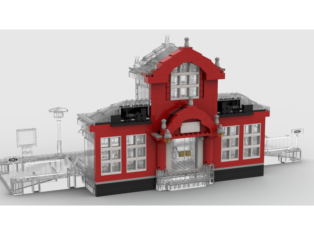 LEGO MOC 2150/4554 Front Wall by Rocket Racer318 | Rebrickable - Build ...