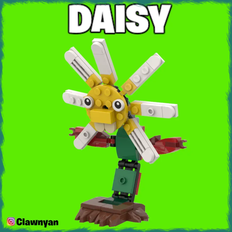 LEGO MOC Daisy by clawnyan | Rebrickable - Build with LEGO