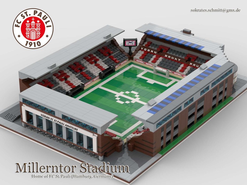 LEGO MOC Millerntor Stadium - FC St. Pauli (Hamburg, Germany) by ...