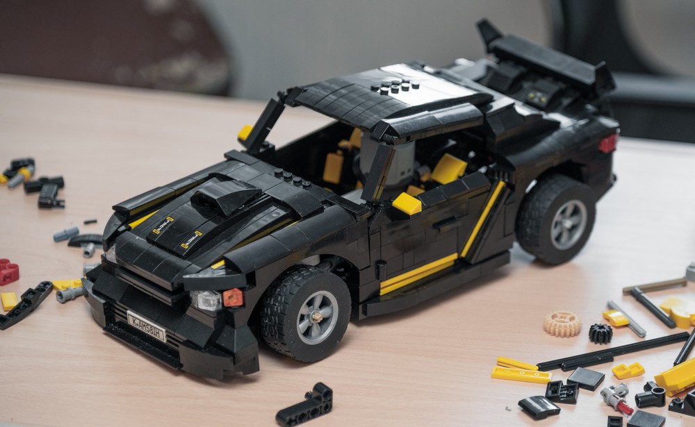 LEGO MOC Black Car by Goga-moga | Rebrickable - Build with LEGO