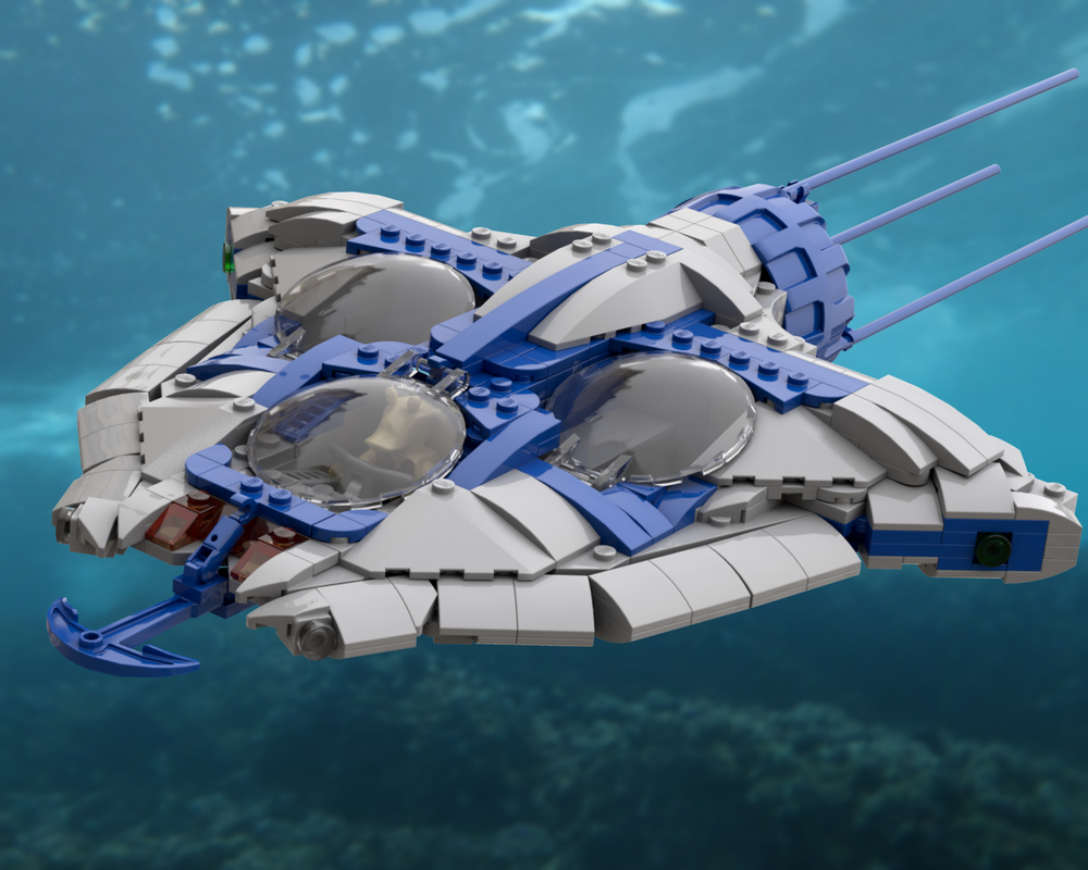 LEGO MOC Gungan Tribubble Bongo by LLep | Rebrickable - Build with LEGO