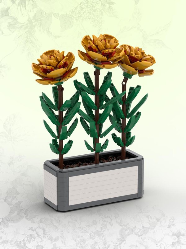 LEGO MOC Marigolds (BT012) by DoctorOctoroc | Rebrickable - Build with LEGO