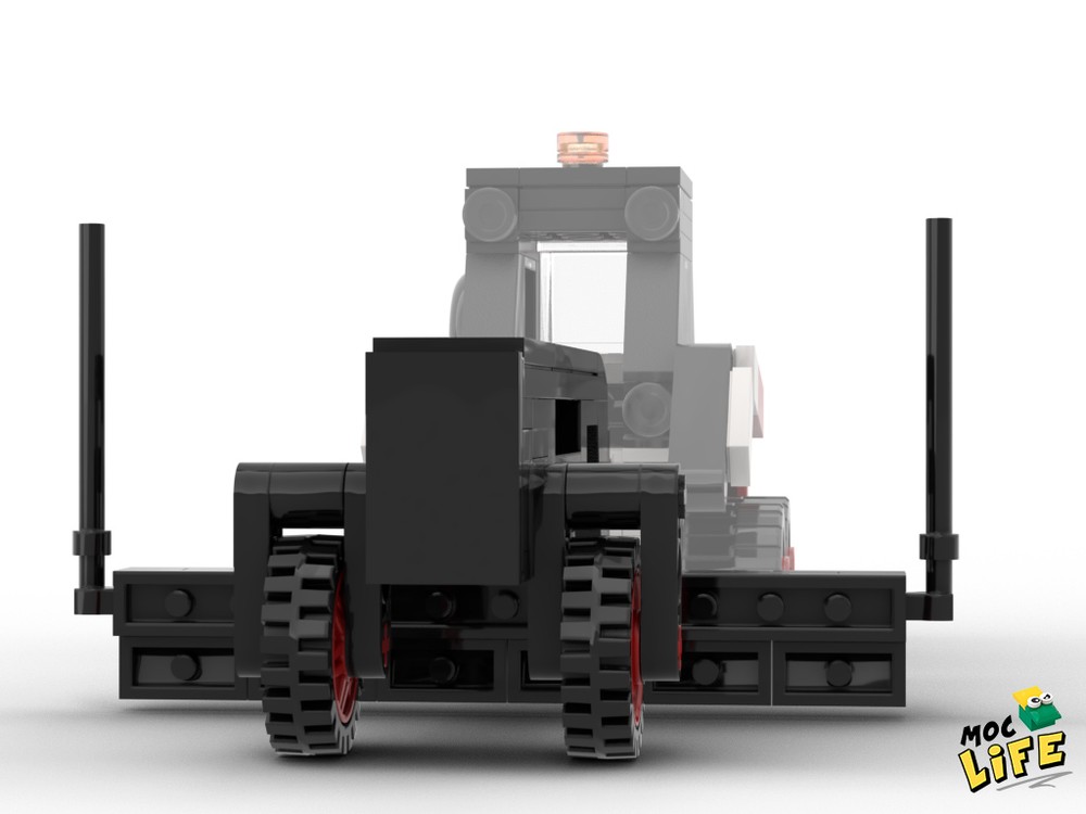 Lego Moc Bobcat Grader Attachment By Moclife Rebrickable Build With