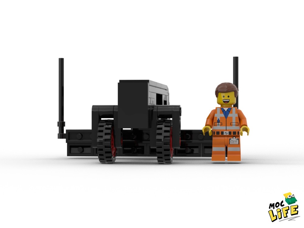 Lego Moc Bobcat Grader Attachment By Moclife Rebrickable Build With