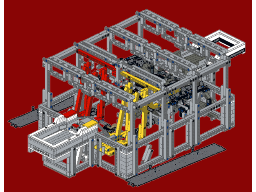 Lego Moc Gbc Module Distribution Factory By Randombrick23 Rebrickable Build With Lego