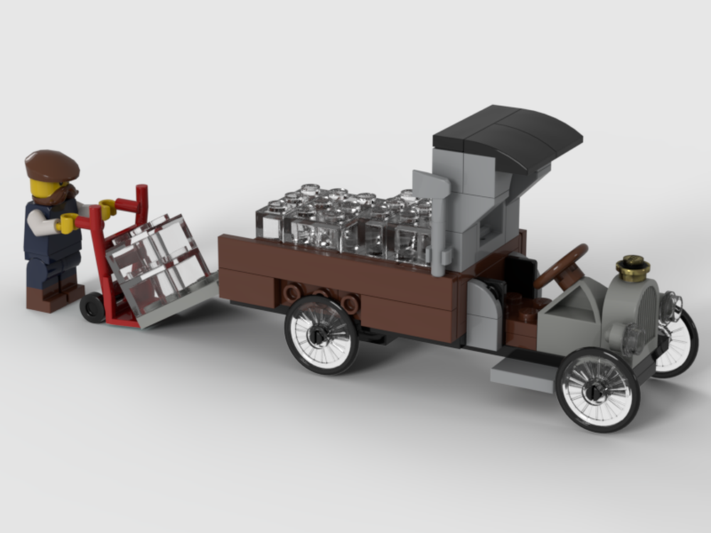 LEGO MOC Vintage Ice Truck by Saint_Ceadda | Rebrickable - Build with LEGO