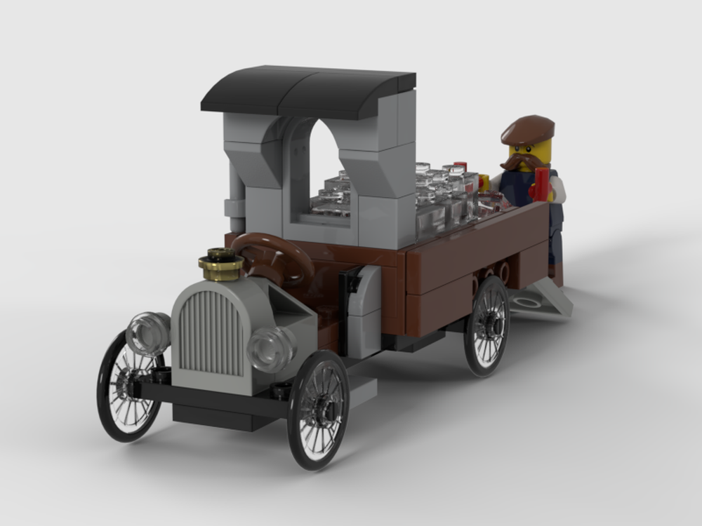 LEGO MOC Vintage Ice Truck by Saint_Ceadda | Rebrickable - Build with LEGO