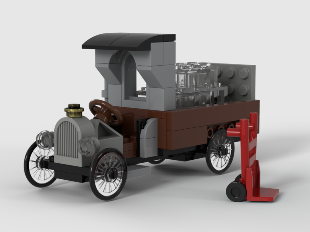 LEGO MOC Vintage Ice Truck by Saint_Ceadda | Rebrickable - Build with LEGO