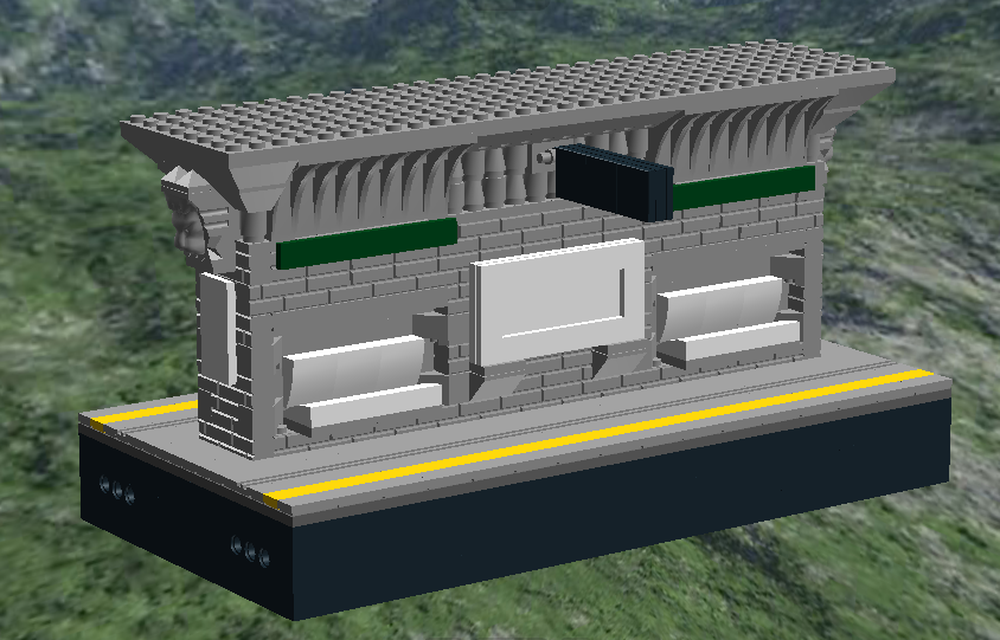 LEGO MOC Metro Platform w. Sittingarea by CommanderCU | Rebrickable ...