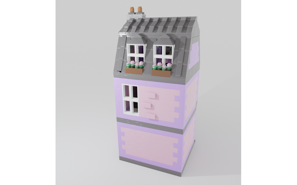 Lego Moc Modular Ice Cream Shop The Plum And Berry By Bugsbycarlin