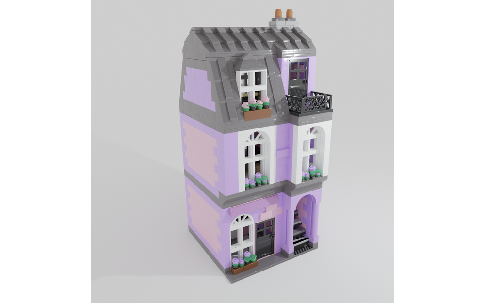 Lego Moc Modular Ice Cream Shop The Plum And Berry By Bugsbycarlin