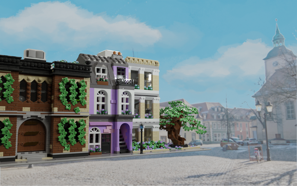 Lego Moc Modular Ice Cream Shop The Plum And Berry By Bugsbycarlin