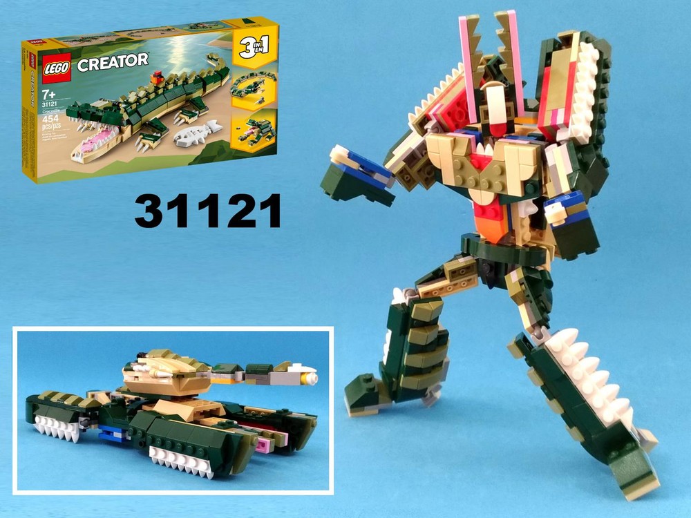 LEGO MOC Transformer Armada Megatron Tank from LEGO Creator set 31121 ...
