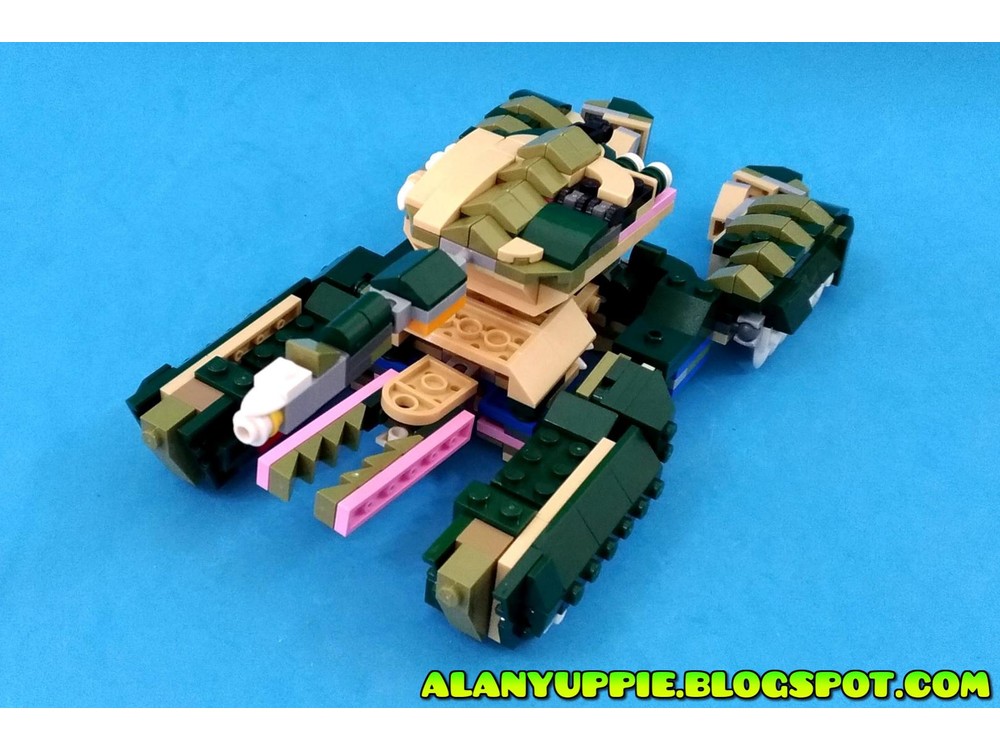 Lego Moc Transformer Armada Megatron Tank From Lego Creator Set 31121