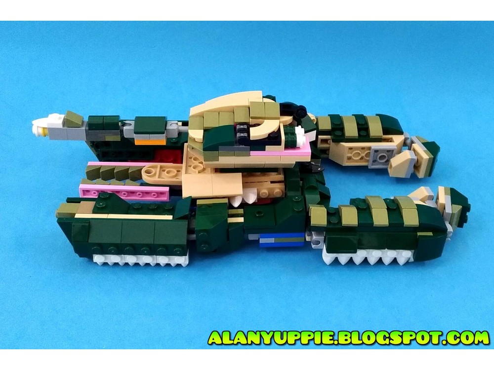 Lego Moc Transformer Armada Megatron Tank From Lego Creator Set 31121