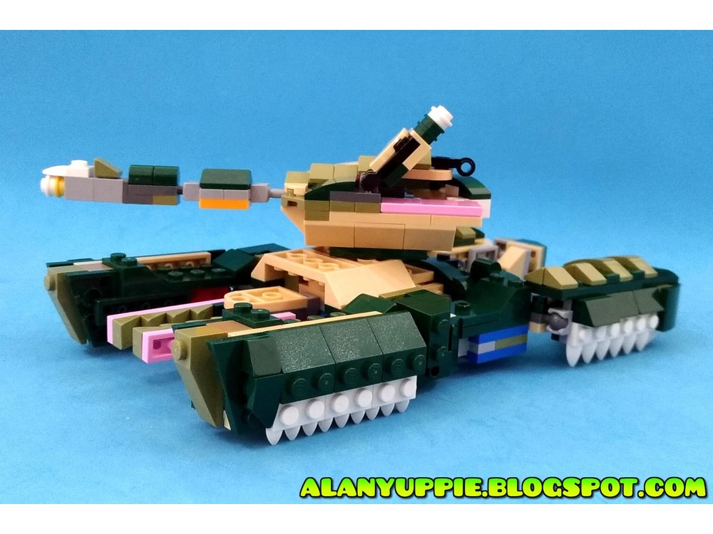 Lego Moc Transformer Armada Megatron Tank From Lego Creator Set 31121