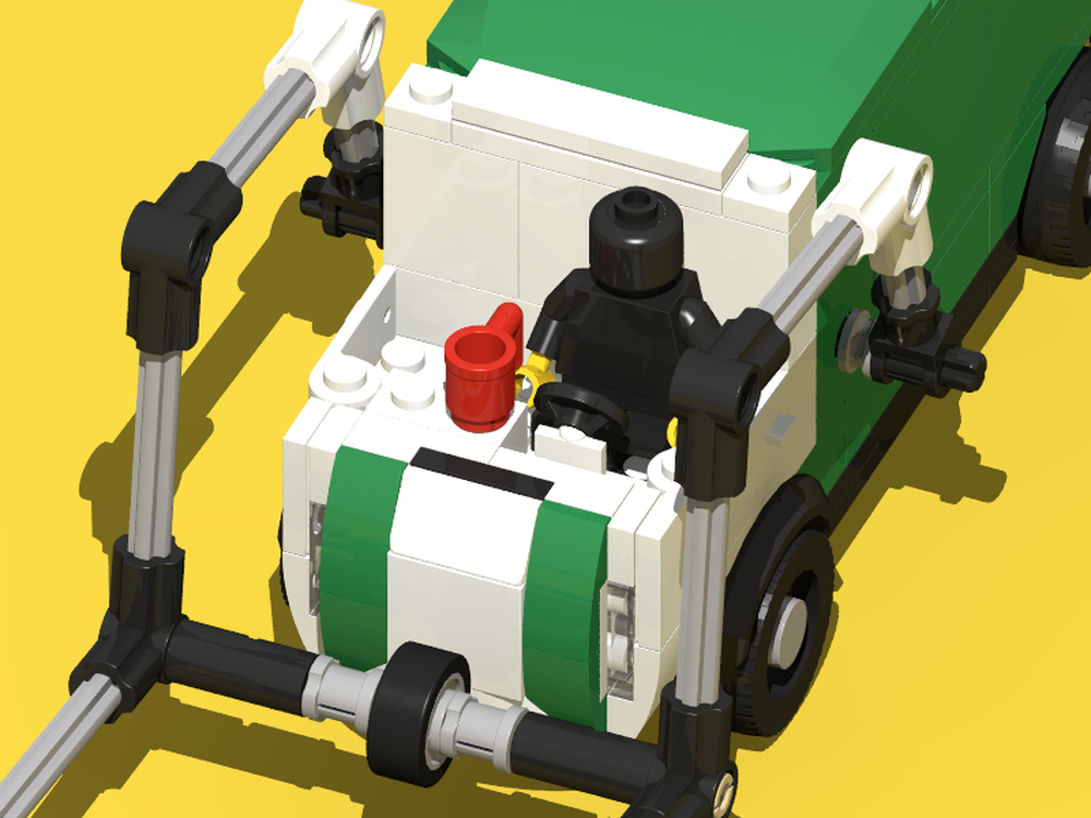 Lego Moc Garbage Truck By The Lego Master Rebrickable Build With Lego