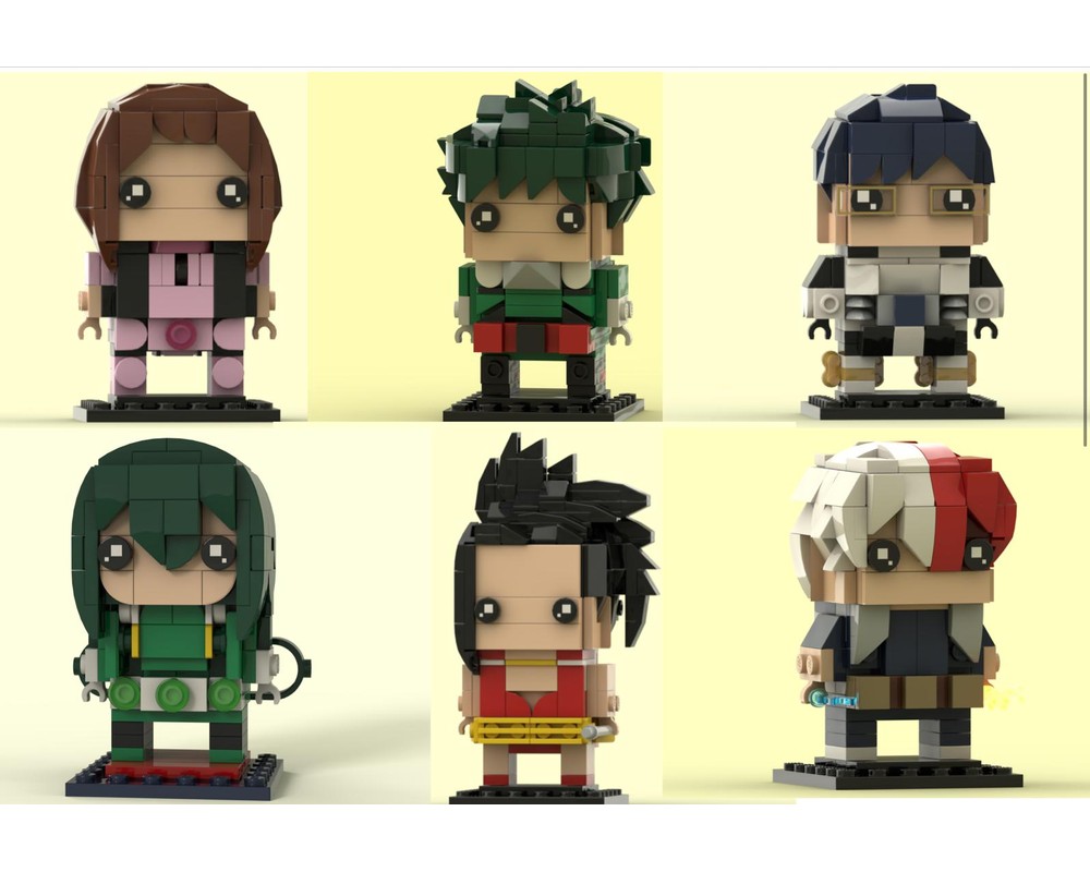 LEGO MOC My Hero Academia BrickHeadz Bundle - Class 1-A by NinjaChips20 ...