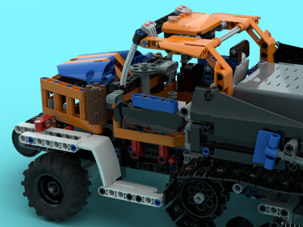 LEGO MOC Half-Track App-Controlled Subtractor by Mr.Platinum ...