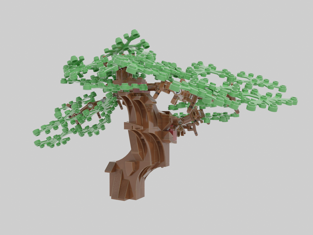 Lego Moc Bonsai Style Tree By Bugsbycarlin Rebrickable Build With Lego