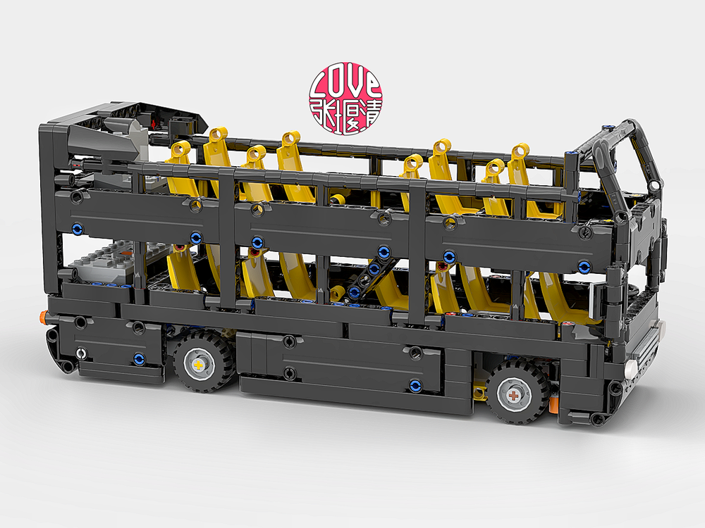 LEGO MOC DOUBLE-DECKER BUS by Love张堰清 | Rebrickable - Build with LEGO