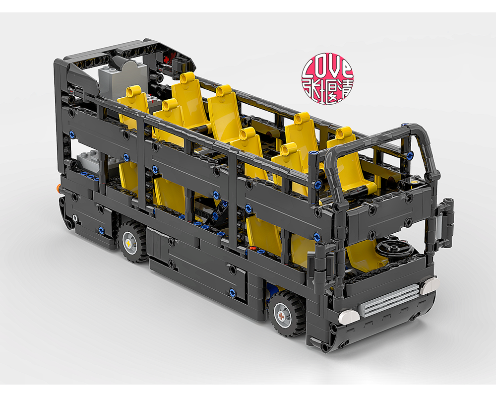 LEGO MOC DOUBLE-DECKER BUS by Love张堰清 | Rebrickable - Build with LEGO