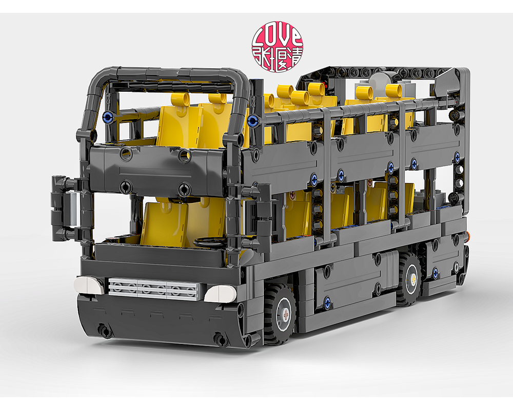 LEGO MOC DOUBLE-DECKER BUS by Love张堰清 | Rebrickable - Build with LEGO