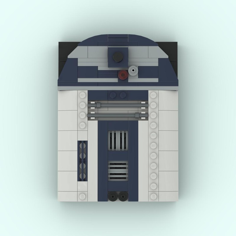 LEGO MOC R2D2 Bricksketch by OddityDan | Rebrickable - Build with LEGO