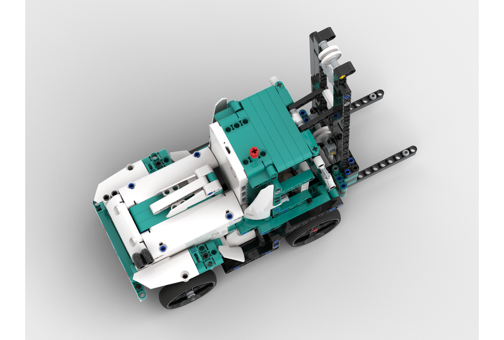 LEGO MOC Mindstorms RC Forklift Truck by Phil83 | Rebrickable - Build ...