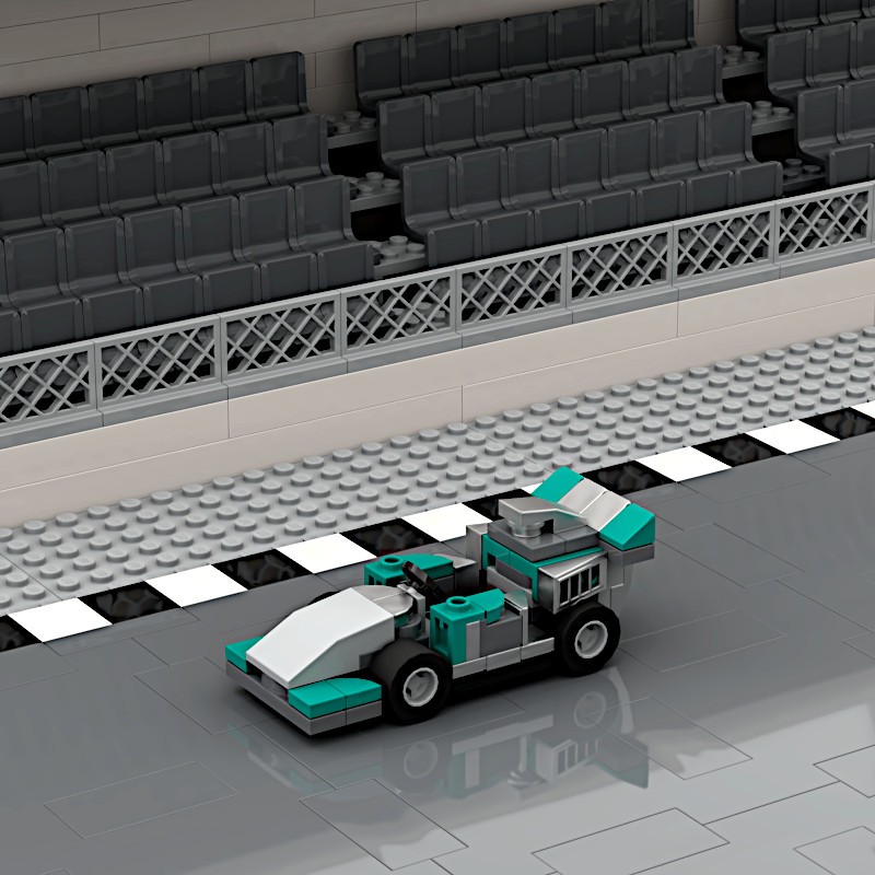 LEGO MOC The 2441 Formula Racing Car by matthouse | Rebrickable - Build ...