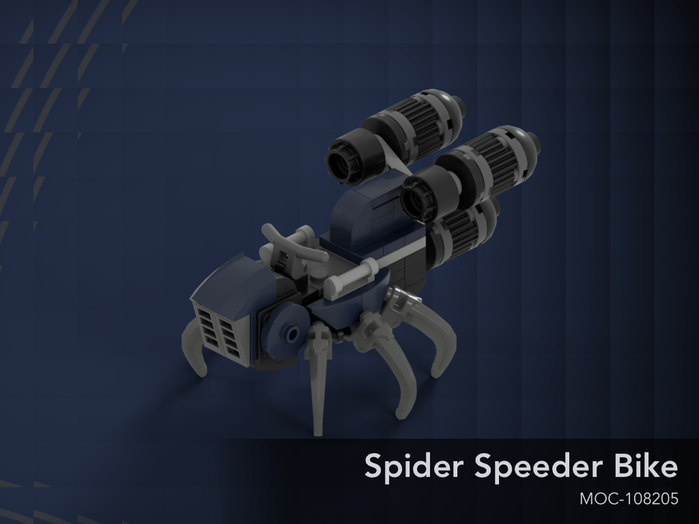 LEGO MOC Spider Speeder Bike by brampf | Rebrickable - Build with LEGO