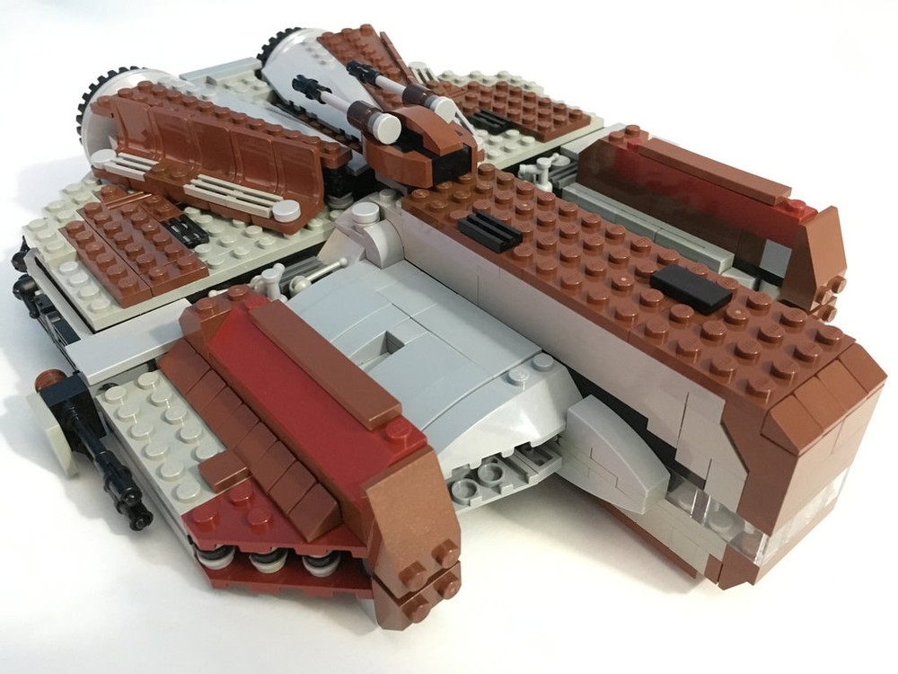 LEGO MOC Star Wars Ebon Hawk by legosaurusrex | Rebrickable - Build ...