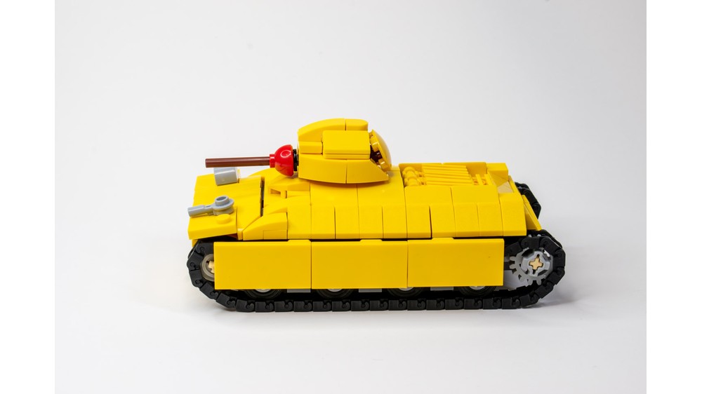 LEGO MOC AMX-40 (1940) Tank by ayayop | Rebrickable - Build with LEGO