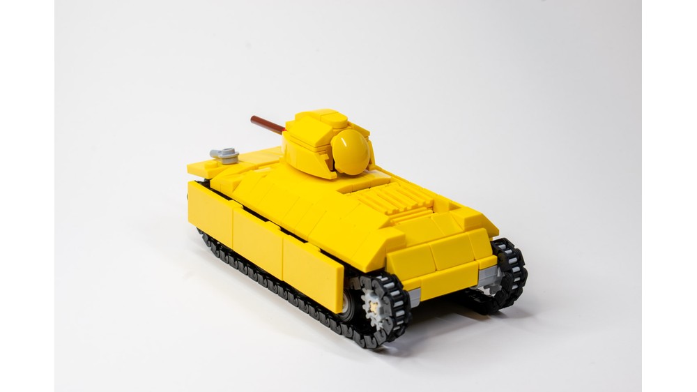 LEGO MOC AMX-40 (1940) Tank by ayayop | Rebrickable - Build with LEGO