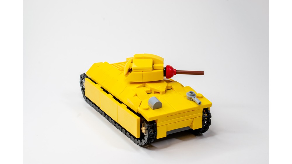Lego Moc Amx 40 1940 Tank By Ayayop Rebrickable Build With Lego
