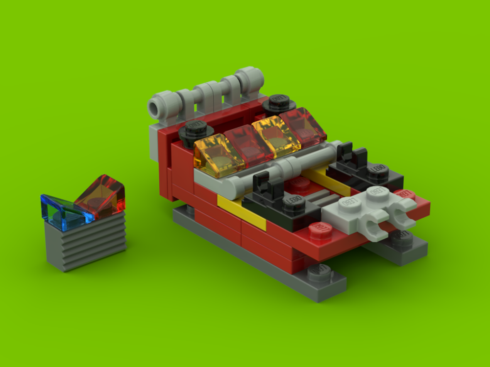 LEGO MOC Santa's sleigh by Silm4ril | Rebrickable - Build with LEGO