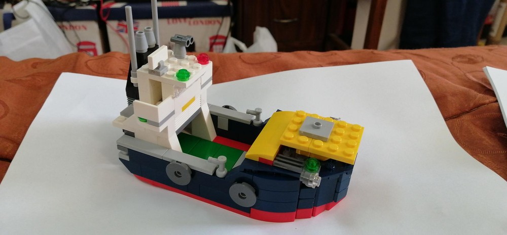 LEGO MOC Ocean Rig Vessel by b1gy1n | Rebrickable - Build with LEGO