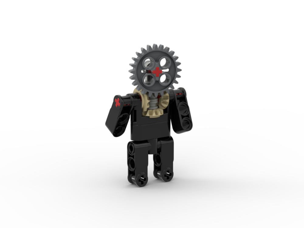 LEGO MOC Gear Head by BD Technic | Rebrickable - Build with LEGO