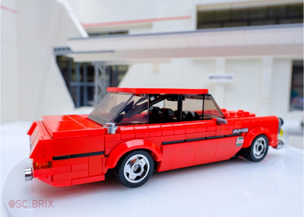 LEGO MOC AMG SEL 6.8 red pig Rote Sau by sc.brix | Rebrickable - Build ...